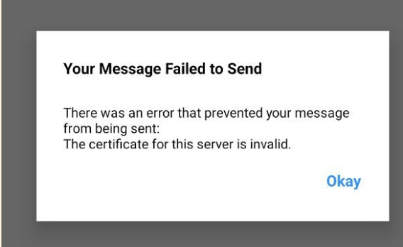 I Receive An Error When Sending Messagesmy Messages Are Stuck In The Outbox Email